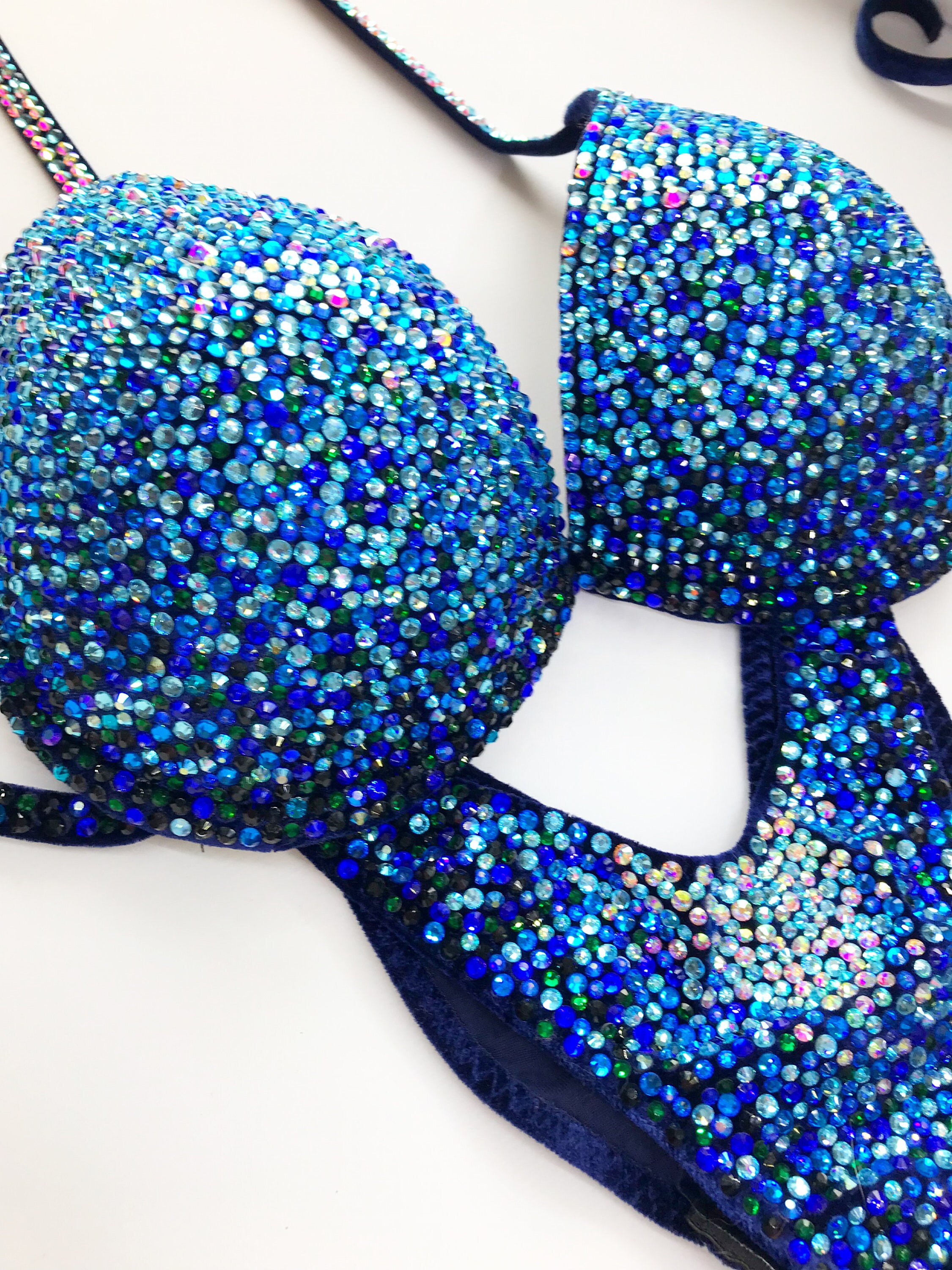 Blue Bikini - Fitness Bikini - Bikini Suit - Bodybuilding Bikini ...