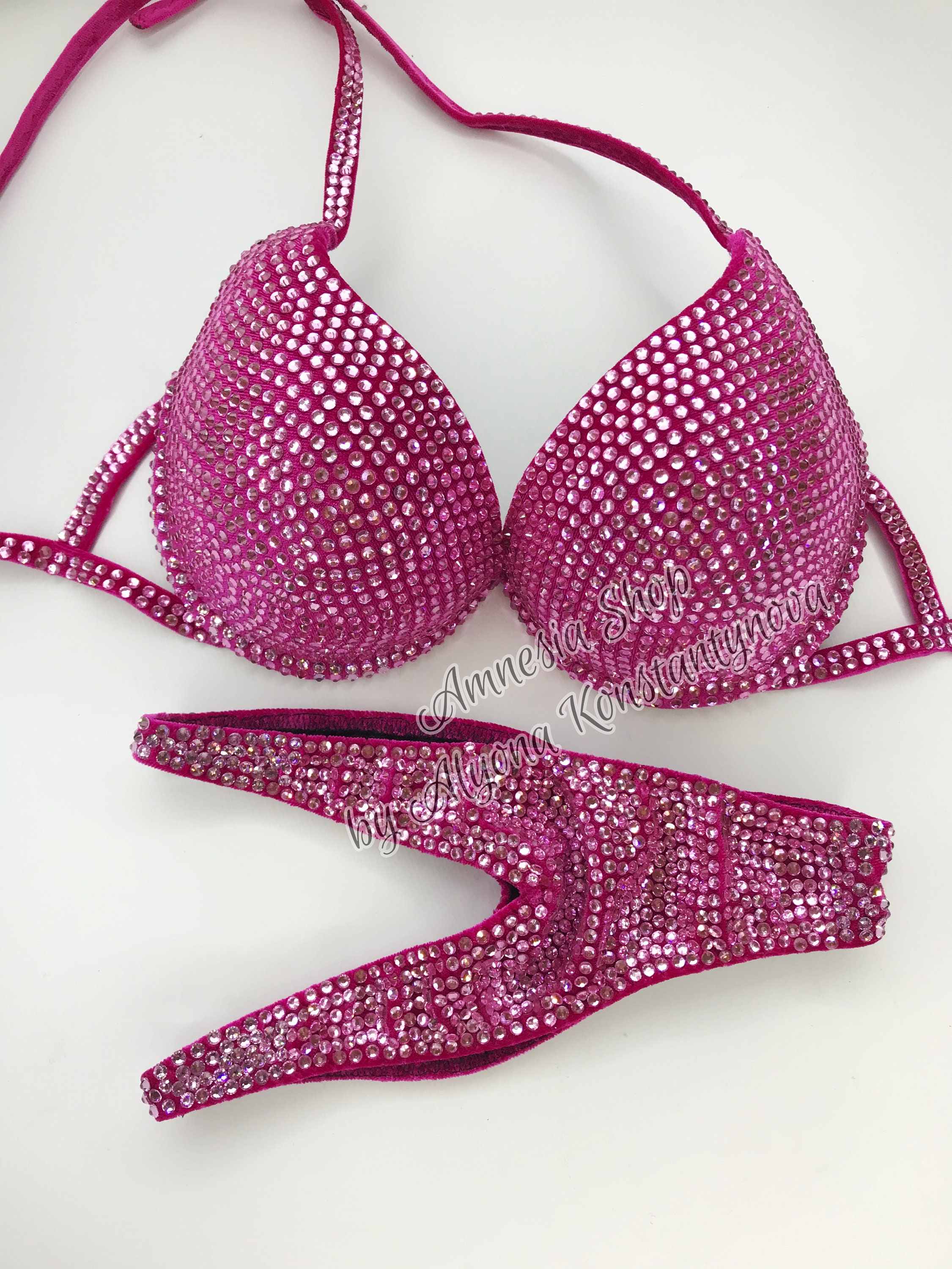 Fitness Bikini Competition Set Bikini Suit Competition - Etsy