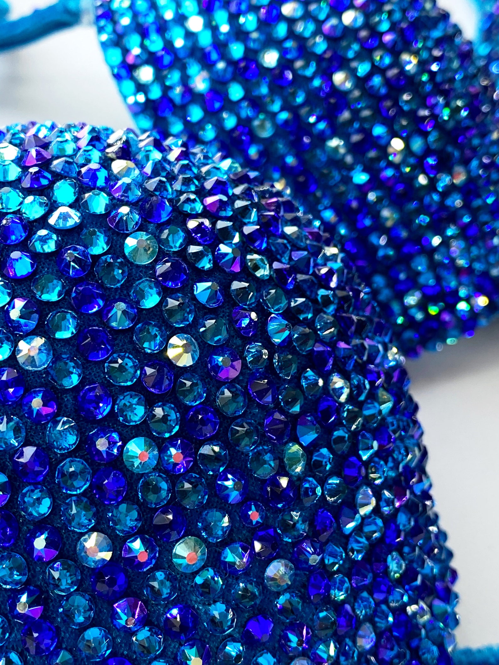 Blue Competition Bikini Set Rhinestone Fitness NPC IFBB - Etsy