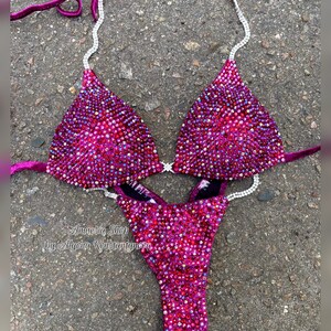 Pink Competition Bikini, Competition Set, Figure Bikini, Posing ...