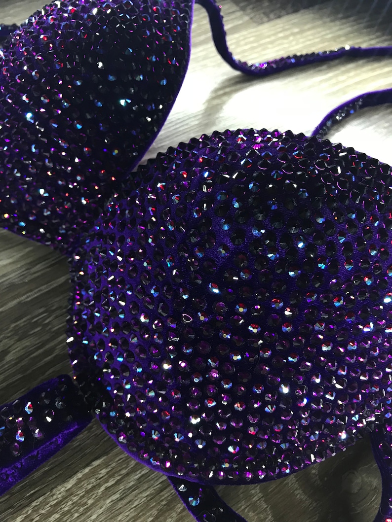 Competition Bikini Set Rhinestone Fitness NPC IFBB | Etsy