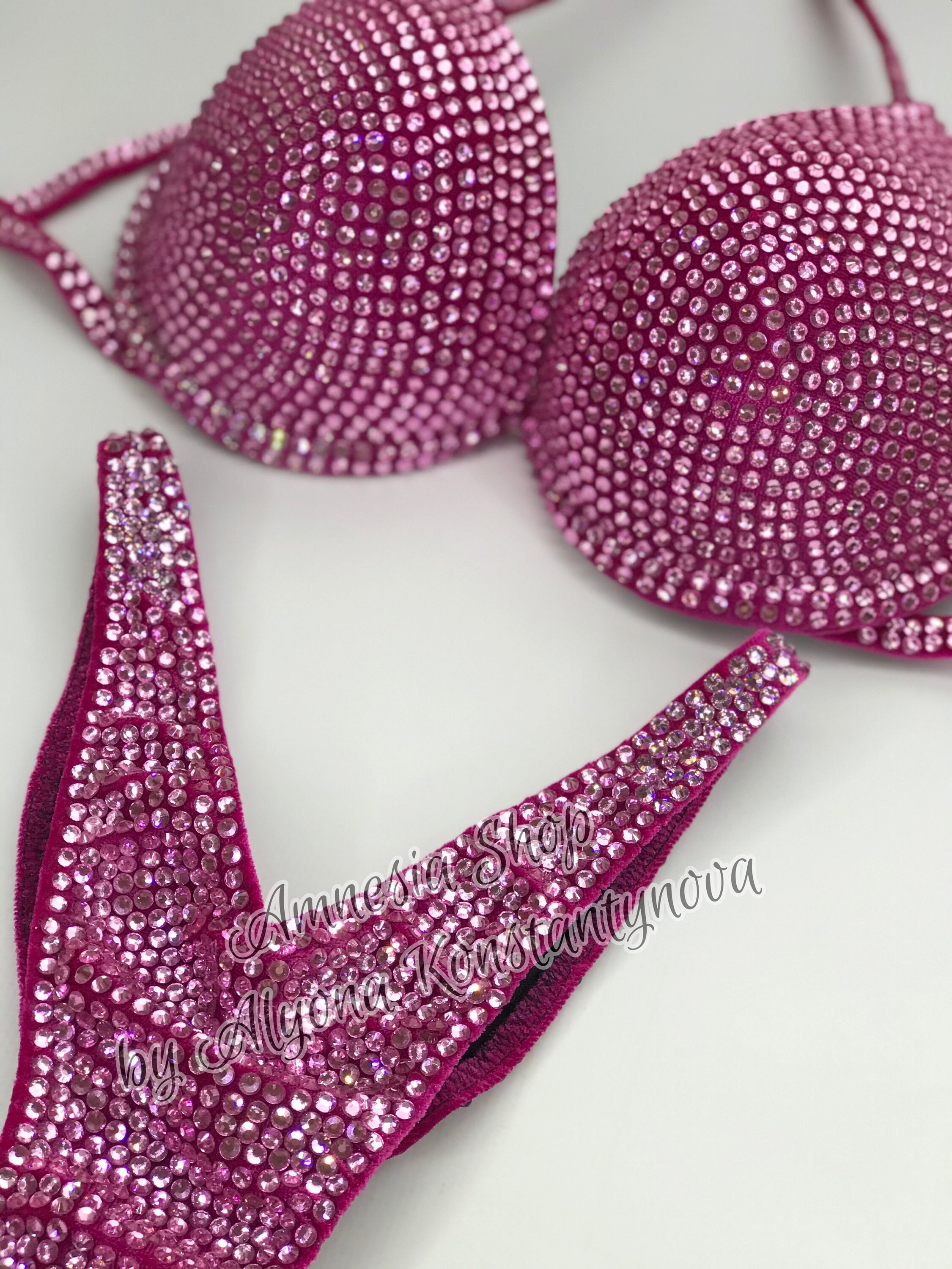 Fitness Bikini Competition Set Bikini Suit Competition - Etsy