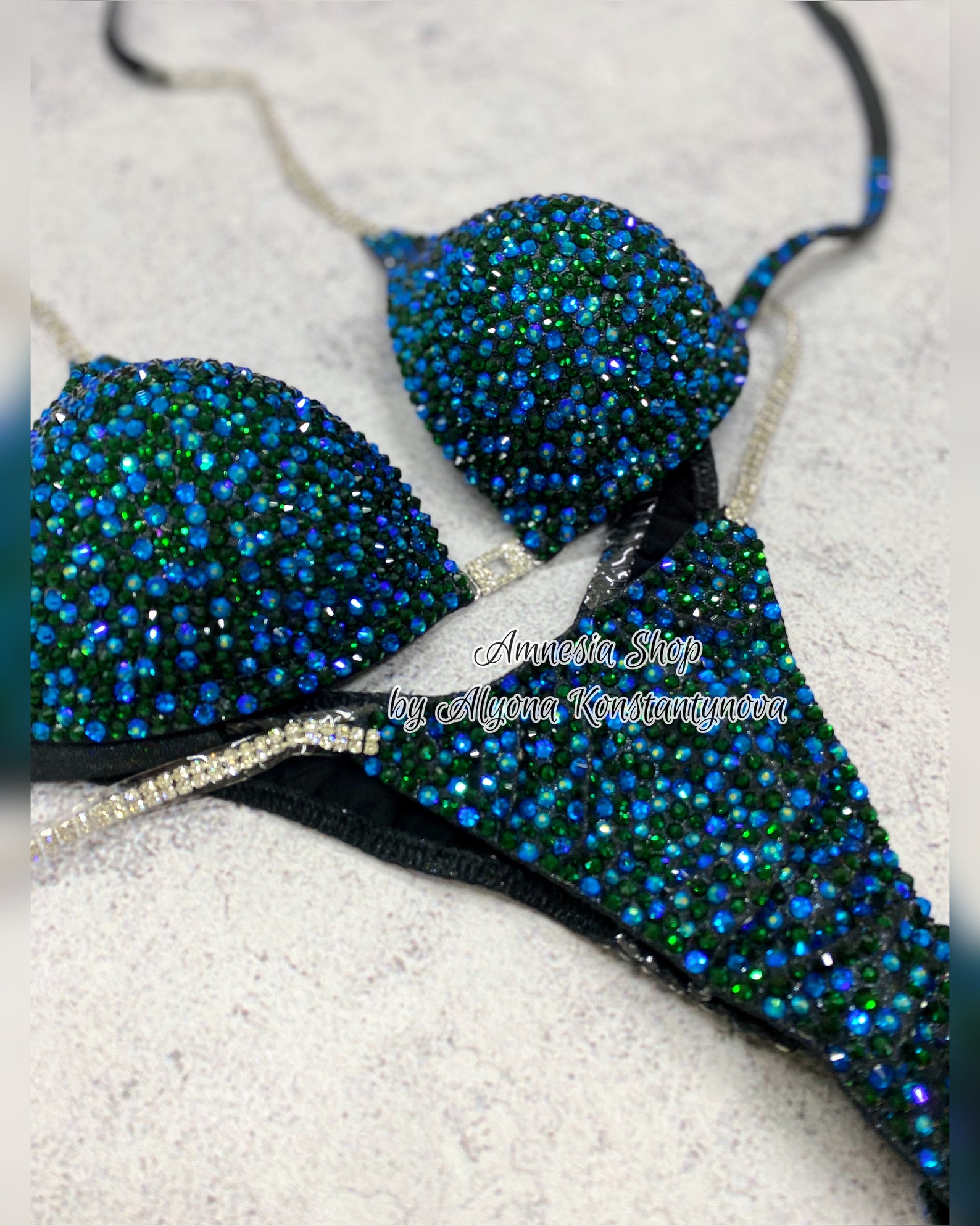 Competition Set - Rhinestone Fitness - NPC - IFBB - WBFF - Figure ...