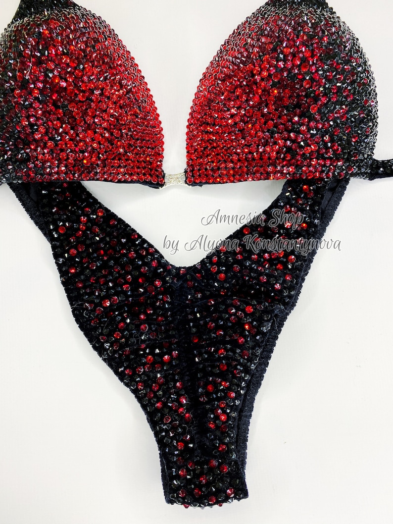 Competition Set - Rhinestone Fitness - NPC - IFBB - WBFF - Figure ...