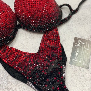 Competition Bikini Set - Rhinestone Fitness - Figure Bikini - IFBB ...