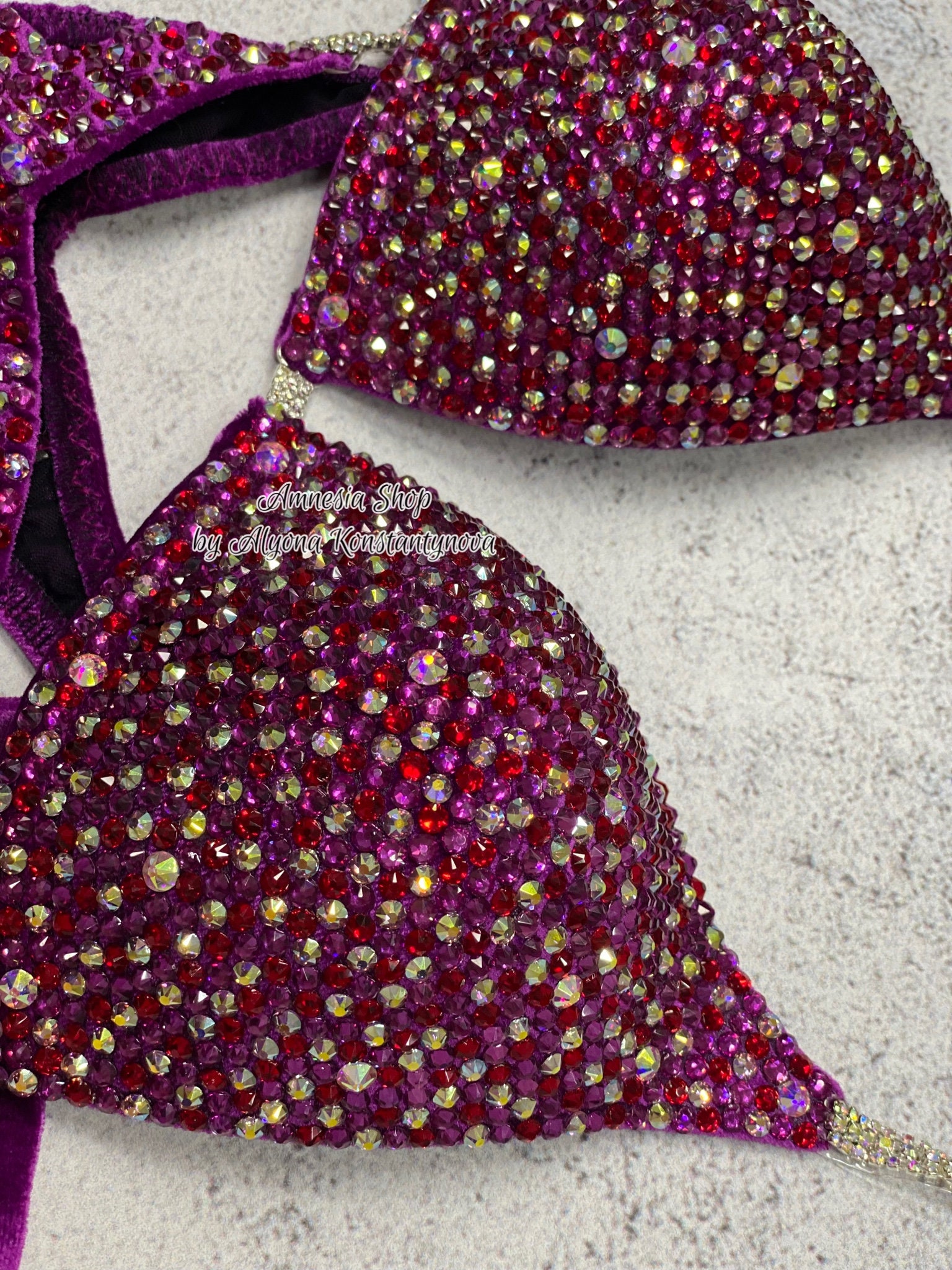 Fuchsia Competition Bikini Suit Competition Set Figure - Etsy