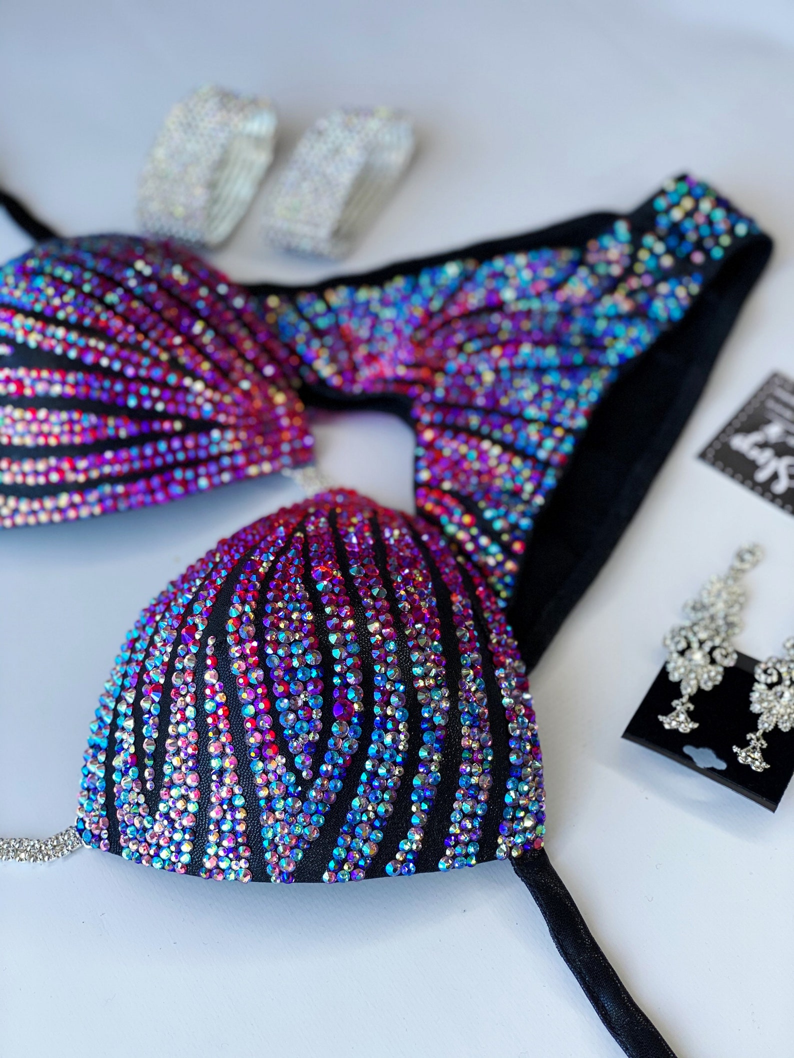 Competition Set - Rhinestone Fitness - NPC - IFBB - WBFF - Figure ...