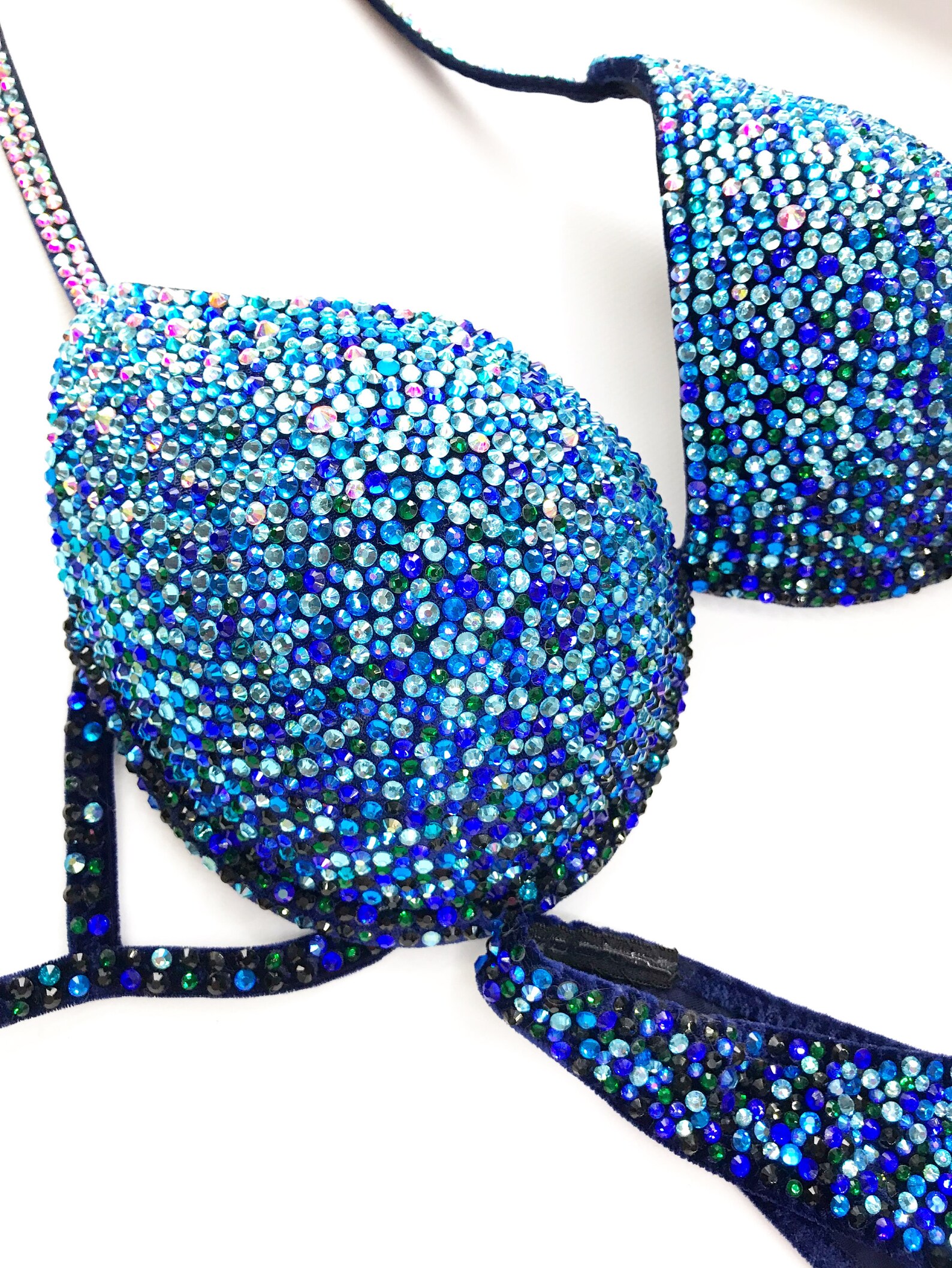 Blue Bikini - Fitness Bikini - Bikini Suit - Bodybuilding Bikini ...