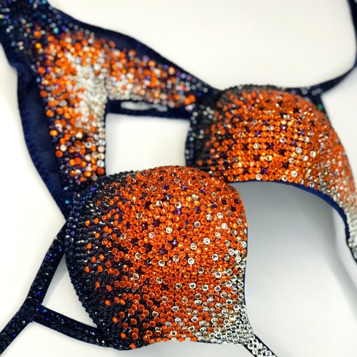 Competition Set Rhinestone Fitness NPC IFBB WBFF - Etsy
