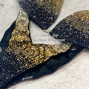 Graphite-gold Fitness Bikini, Competition Set, Figure Bikini, Bikini ...