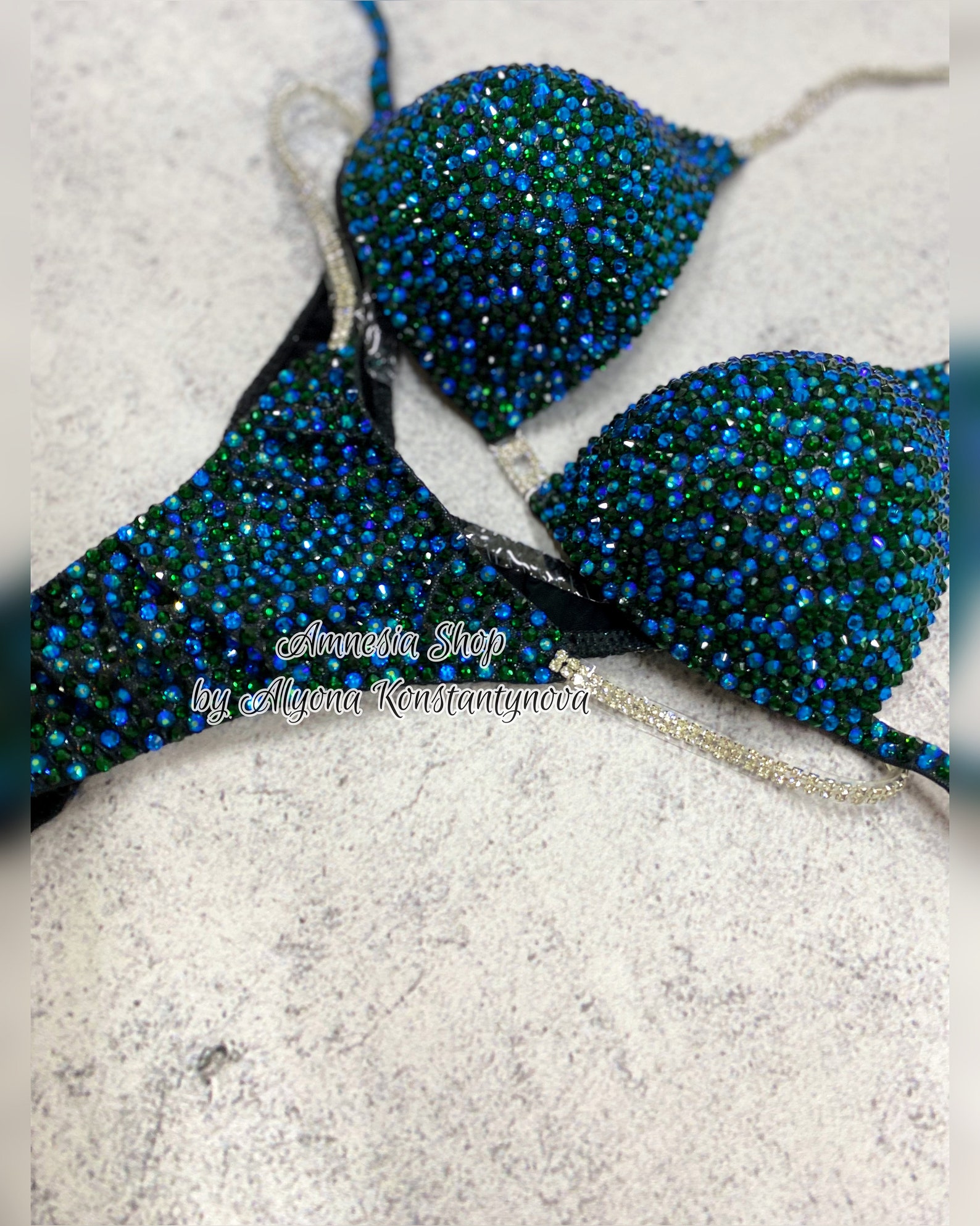Competition Set - Rhinestone Fitness - NPC - IFBB - WBFF - Figure ...