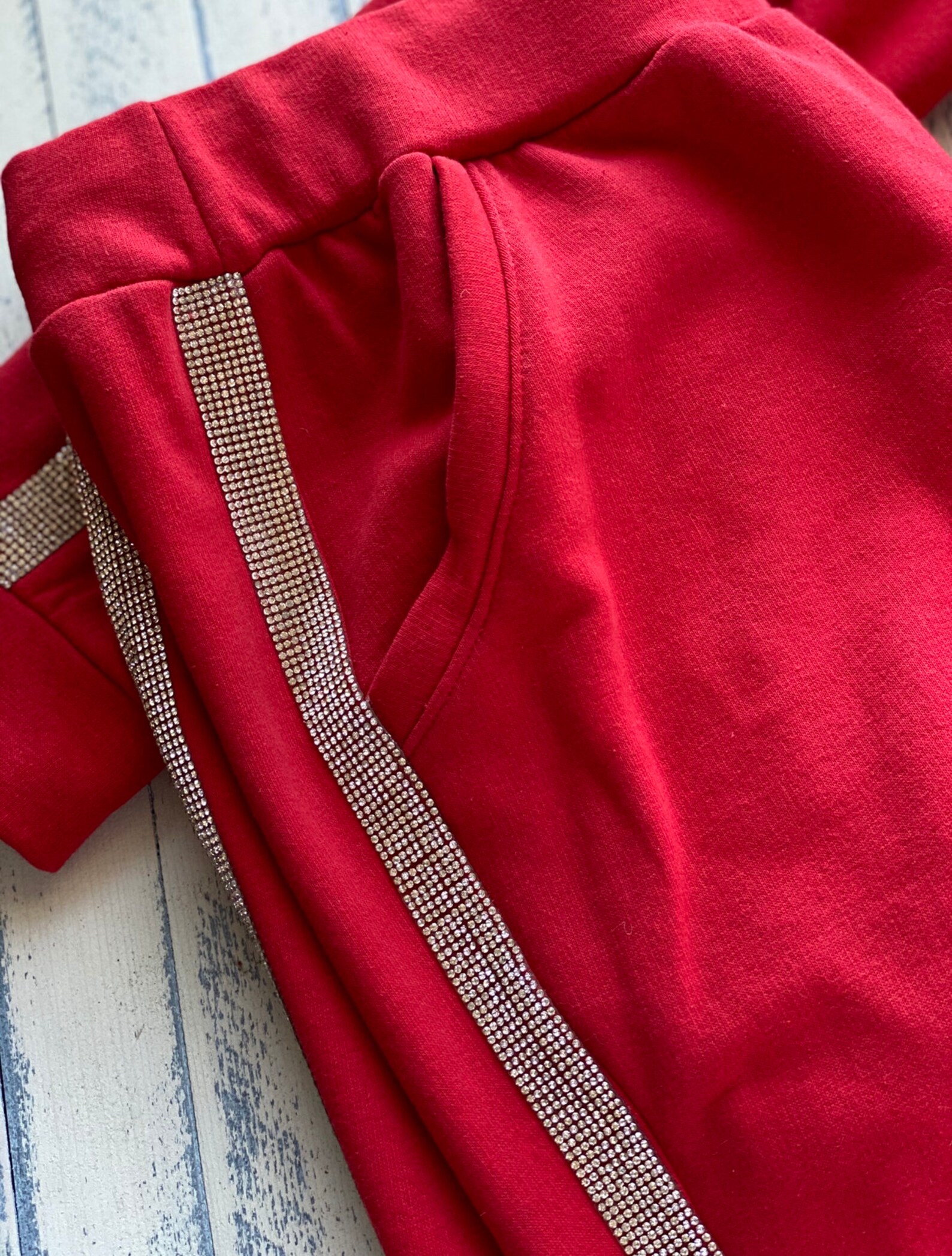 Women's Rhinestone Tracksuit Sportswear Sports Style - Etsy