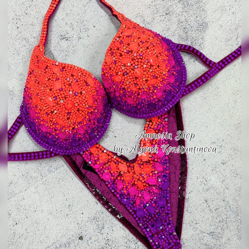 Rhinestone Bikini - Etsy