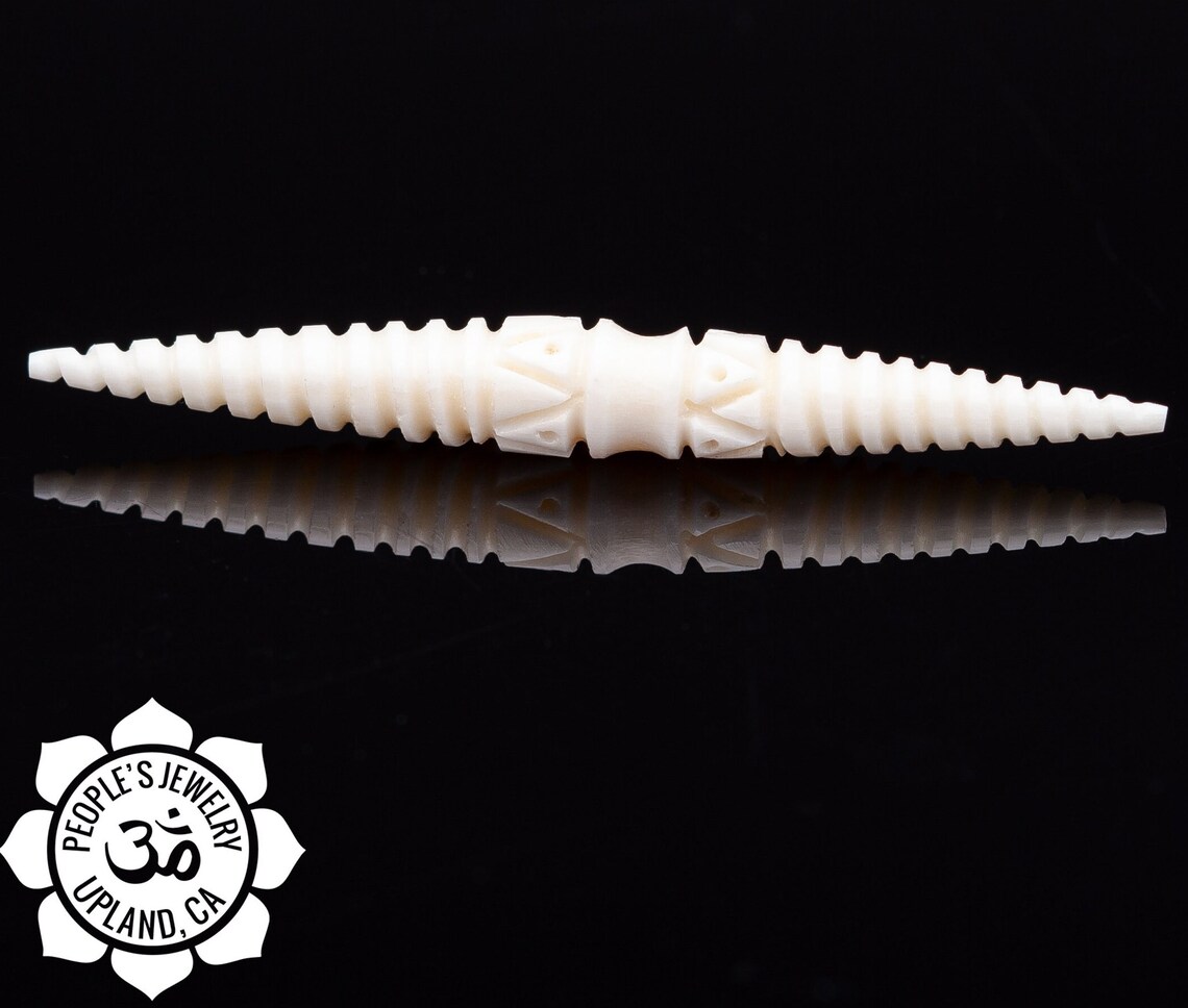 Peoples Jewelry - Carved Triangle Bone Spike - Priced per Piece. - Etsy