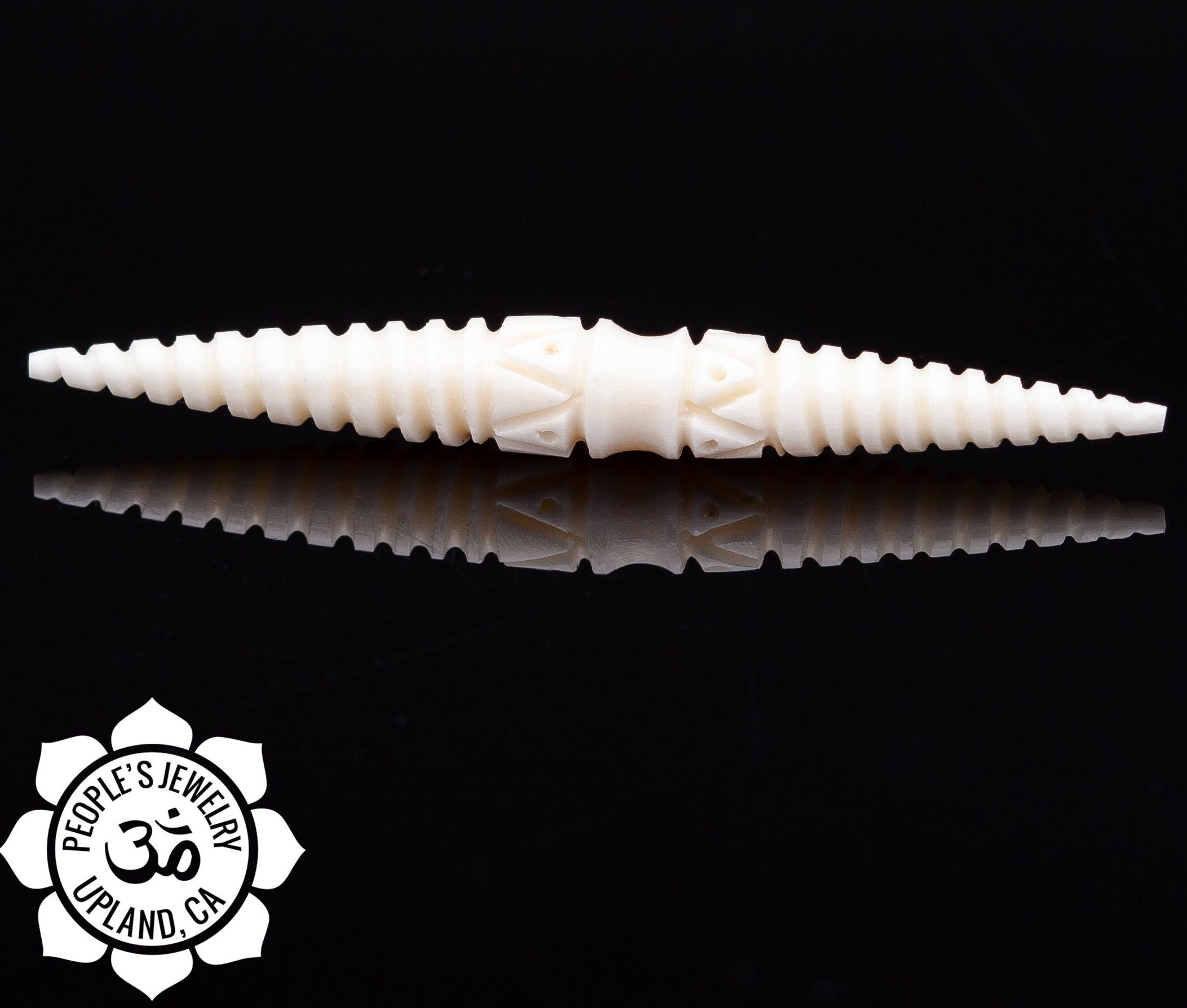 Peoples Jewelry - Carved Triangle Bone Spike - Priced per Piece. - Etsy