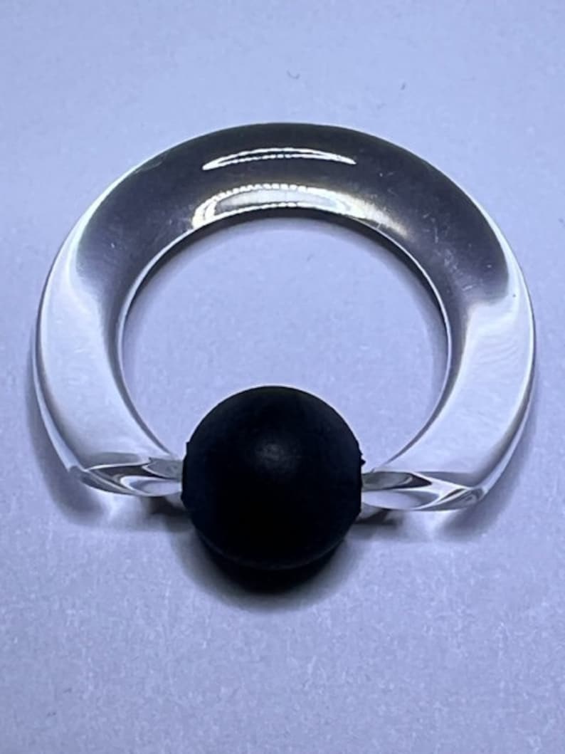 Gorilla Glass SIMPLE CAPTIVE BEAD Taper Rings - Priced per Piece - Etsy