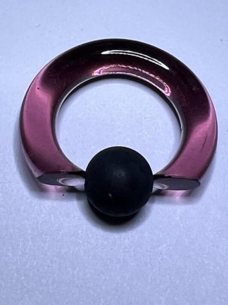 Gorilla Glass SIMPLE CAPTIVE BEAD Taper Rings - Priced per Piece - Etsy
