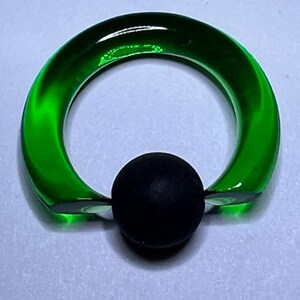 Gorilla Glass SIMPLE CAPTIVE BEAD Taper Rings - Priced per Pair - Etsy