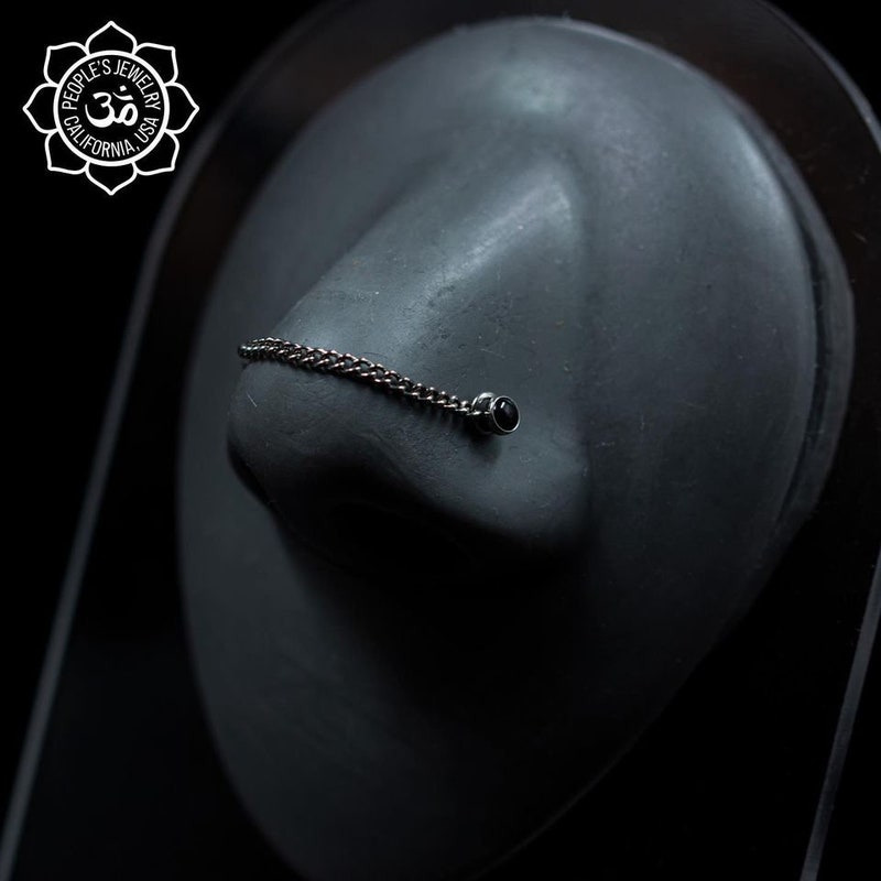 Ear to Nose Chain - Etsy