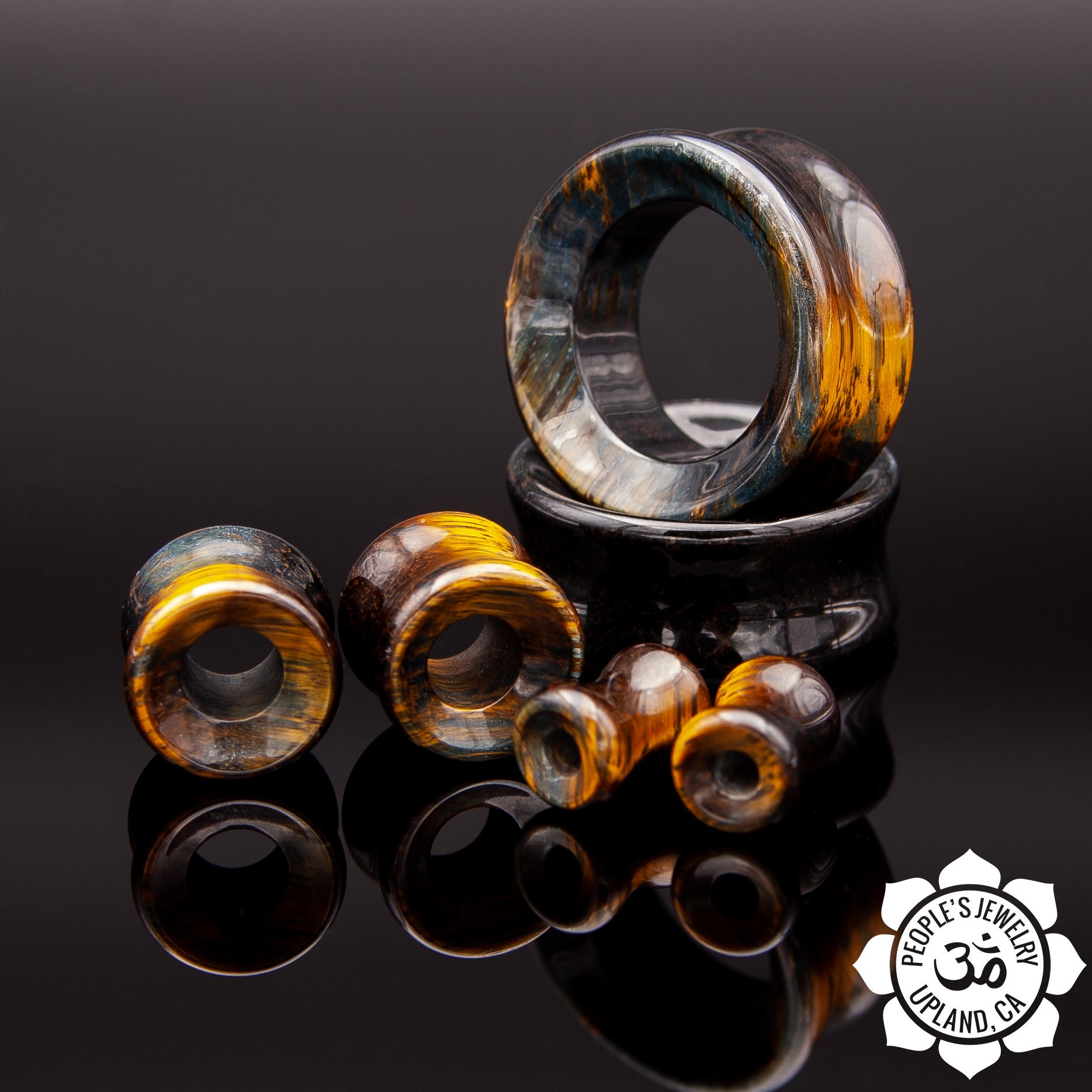 Double Flare Stone Eyelets 7 Materials to Choose from | Etsy