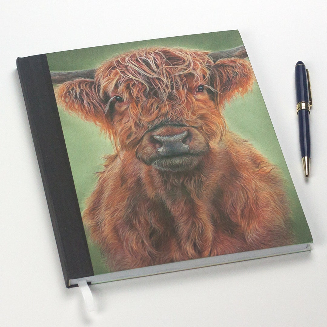 Highland Cow Notebook - Etsy