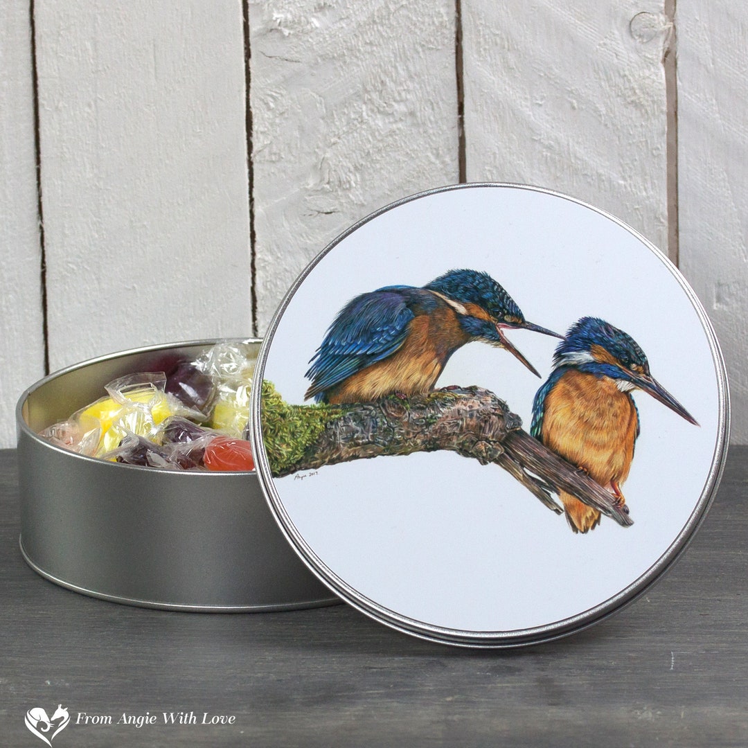 Kingfisher Tin, Kingfisher Gift, Kingfisher Present, Bird Gift, Bird ...