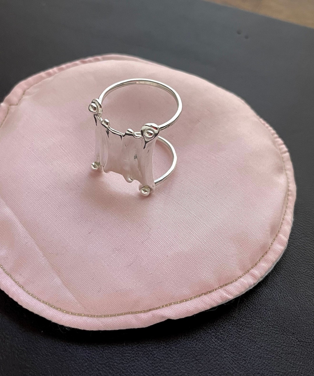 Bat Wing Corset Armor Ring - Bespoke One-of-a-kind Ring - Size 8.5 ...