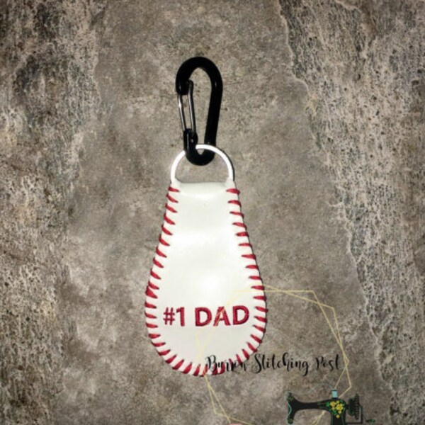 Baseball Keychain - Etsy