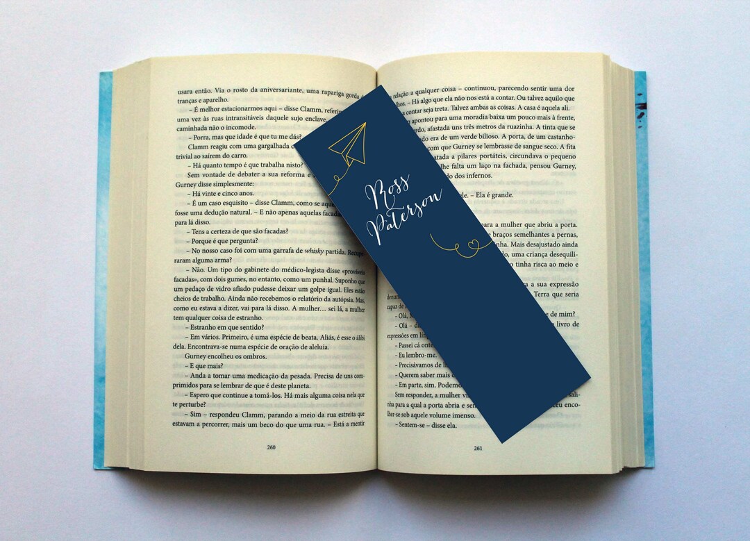 Paper Plane Bookmark Place Cards - Etsy