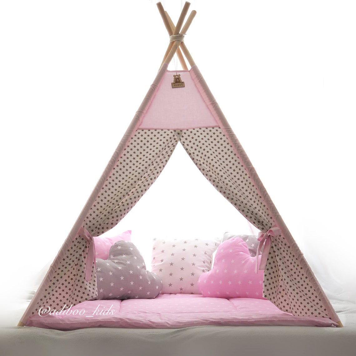 Kids teepee for girls Teepee tents for kids Kids tent | Etsy