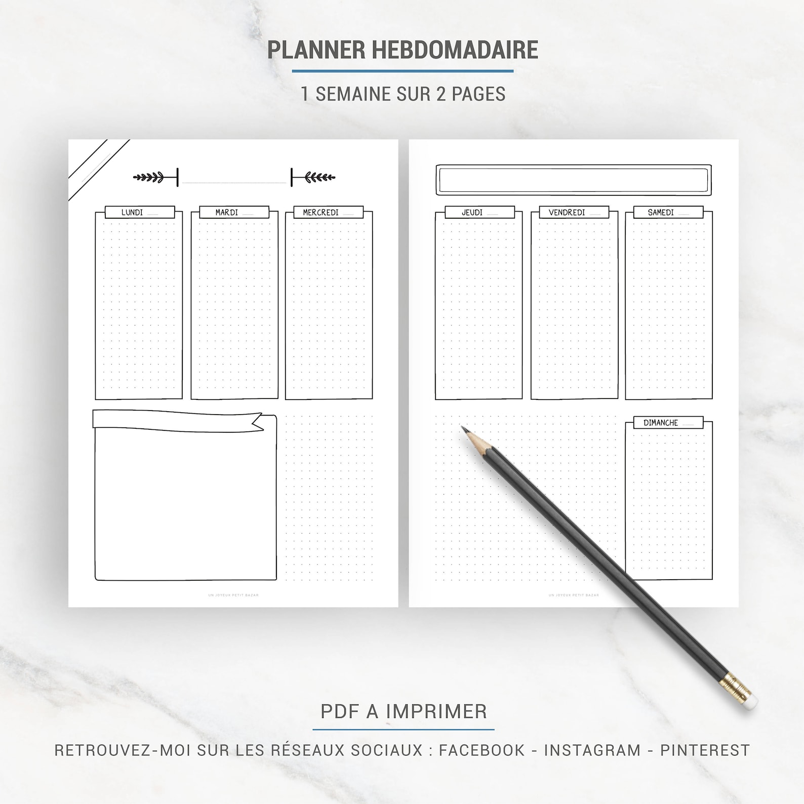 Pages en français à imprimer non datées, calendrier annuel et mensuel ...