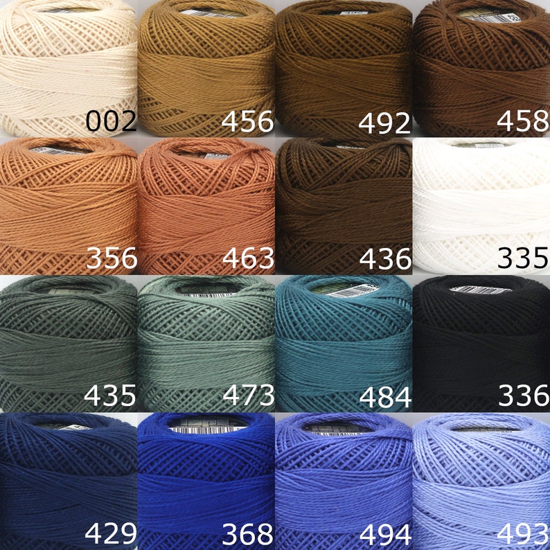 Perle Cotton Thread ISPE, Size 8 Thread, Embroidery and Cross Stitch ...