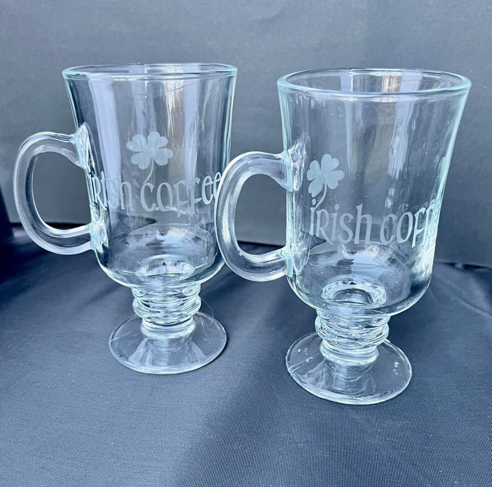 Irish Coffee Etched Mug Set of 2 Mugs - Etsy