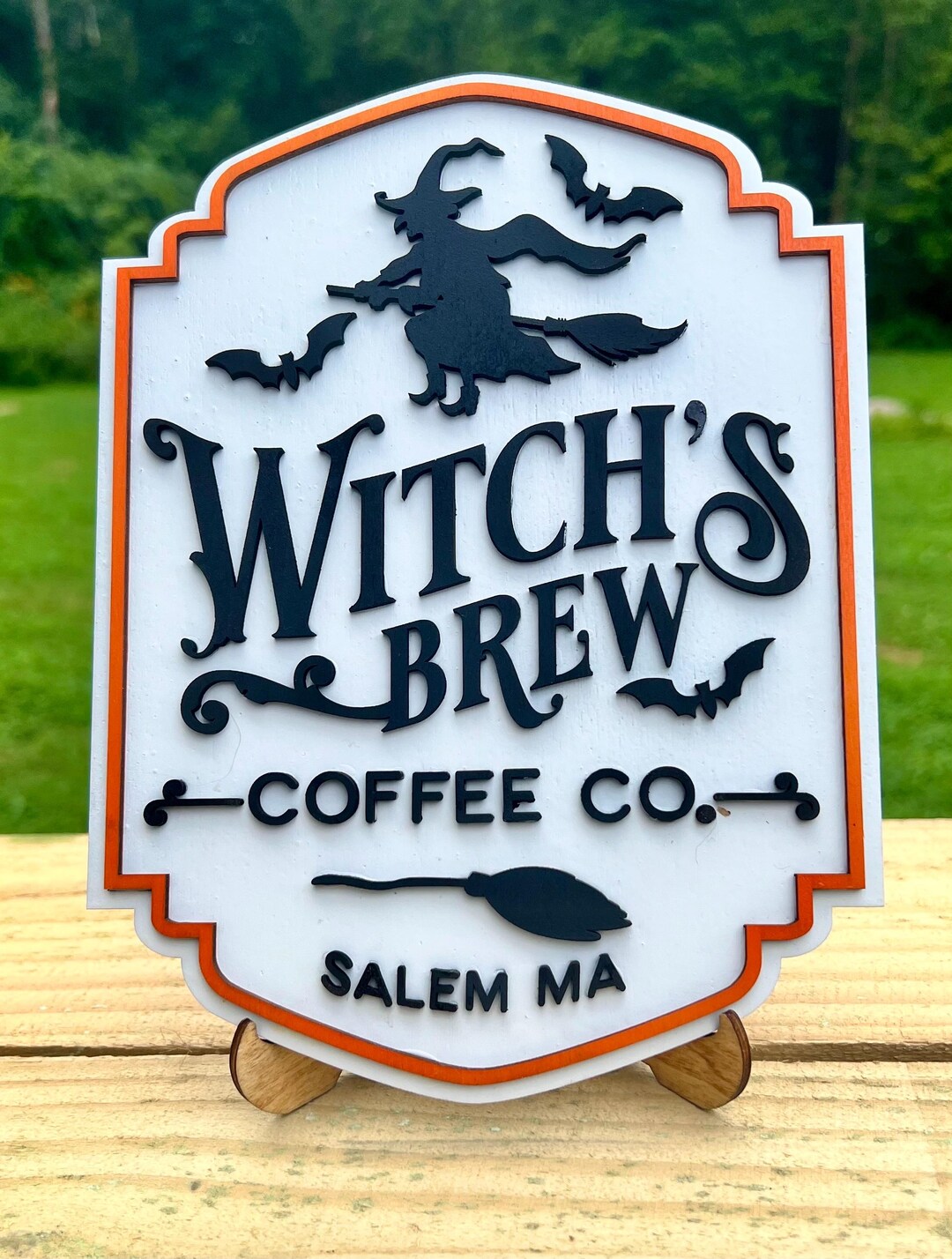 Halloween Witches Brew Wooden Sign - Etsy