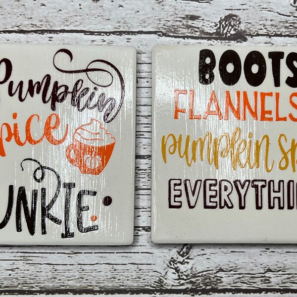 Fall Coasters - Etsy