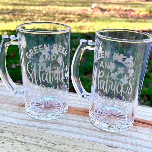 Etched Beer Mugs - Etsy