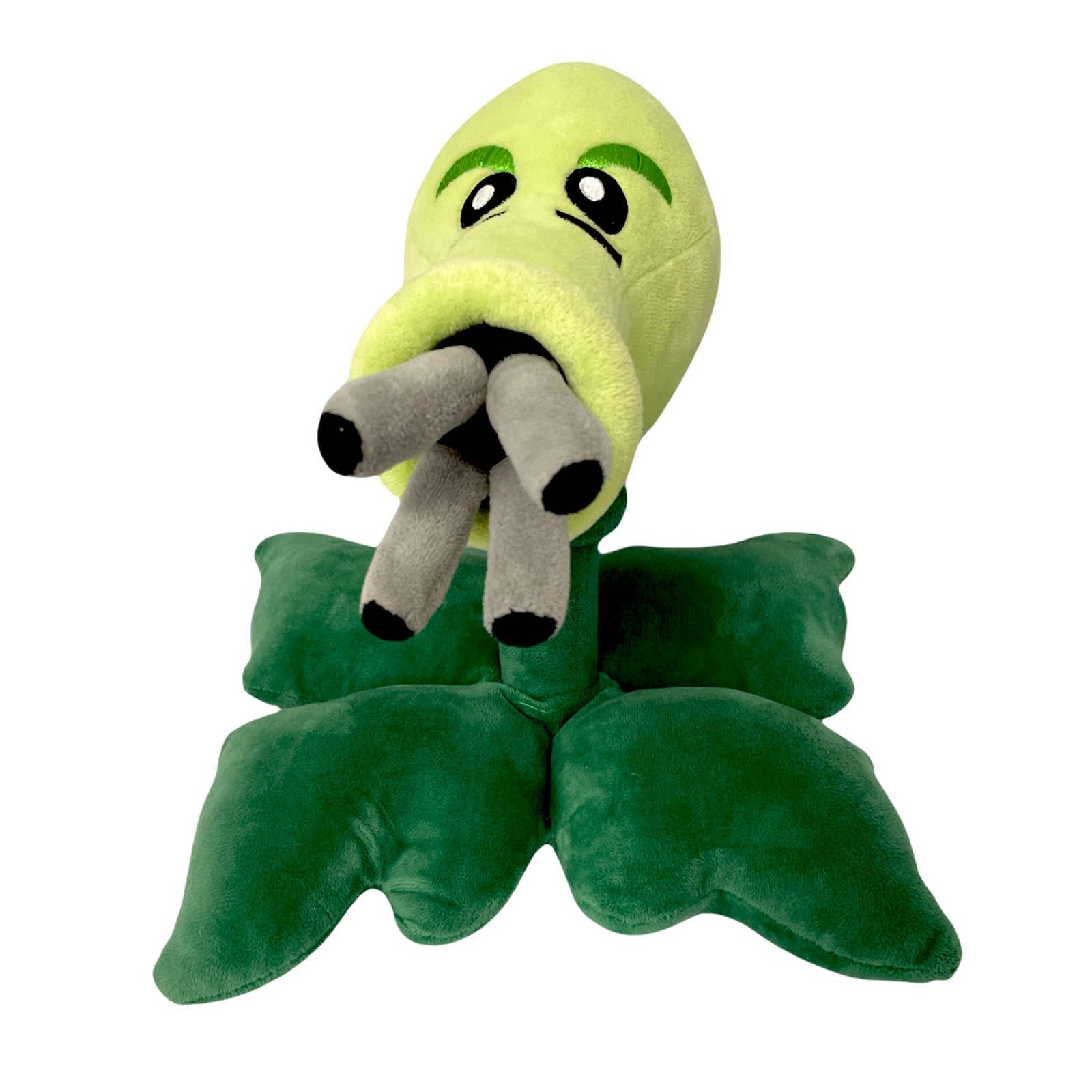 Plants Vs Zombies Gatling Peashooter Plush Pea Plant Stuffed Animal Toy ...