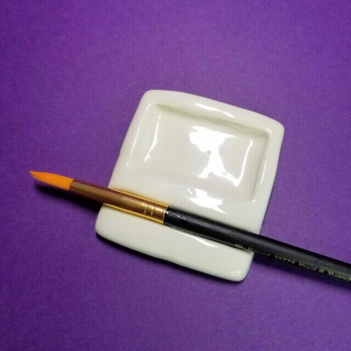 BRUSH REST White Paint Brush Rest Artist Gift BR-001 - Etsy