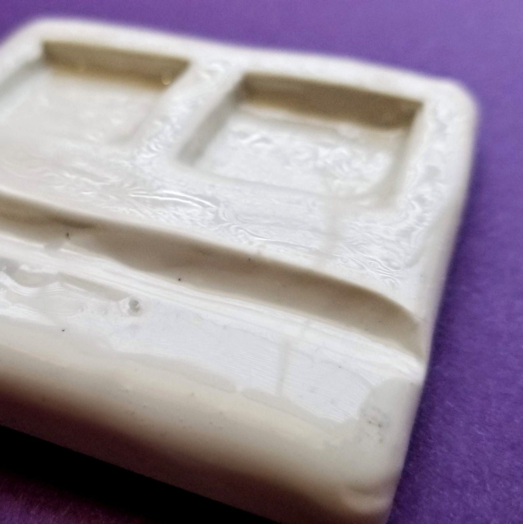 AQUARELLPALETTE Weiß 2 Well Palette Künstler Geschenk - Etsy.de