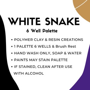 WATERCOLOR PALETTE | Cute Snake Art Paint Palette for Dark Cottage Core ...