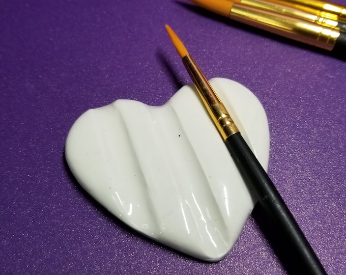 BRUSH REST White Paint Brush Rest Artist Gift BR-001 - Etsy