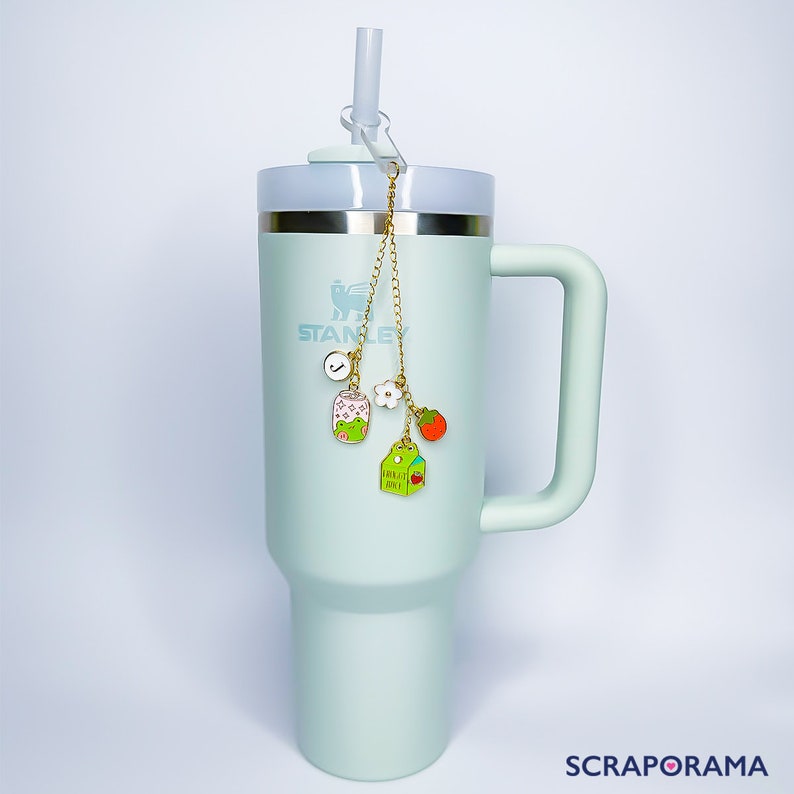 Kawaii Frog Personalized Stanley Straw Topper Charms Tumbler Charms ...