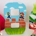 Super Mario Theme Numbers or Letters, Mario Brothers Birthday Theme ...