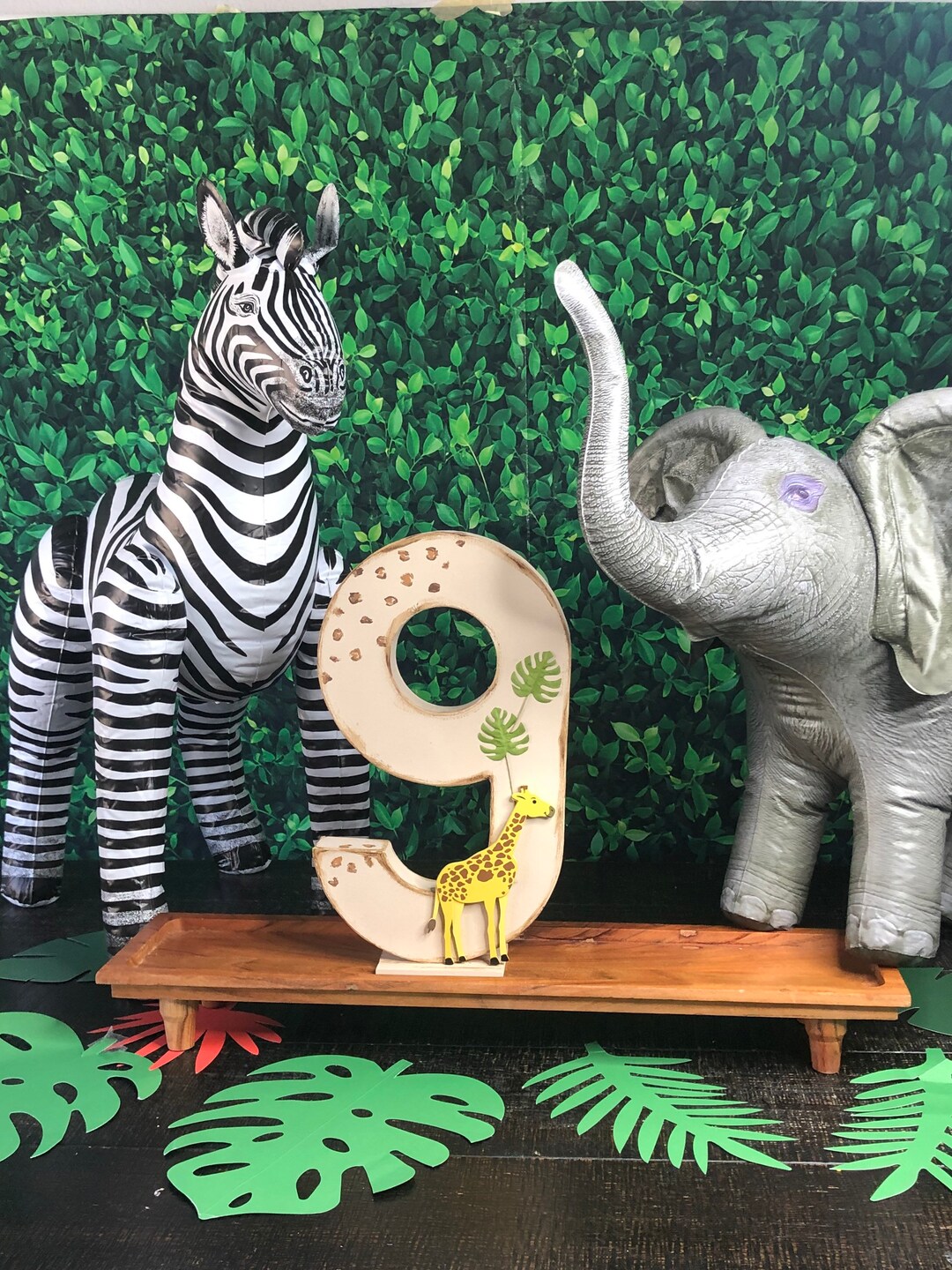 Safari Themed 16 Decorated Number, Wild Safari Decoration , Birthday ...