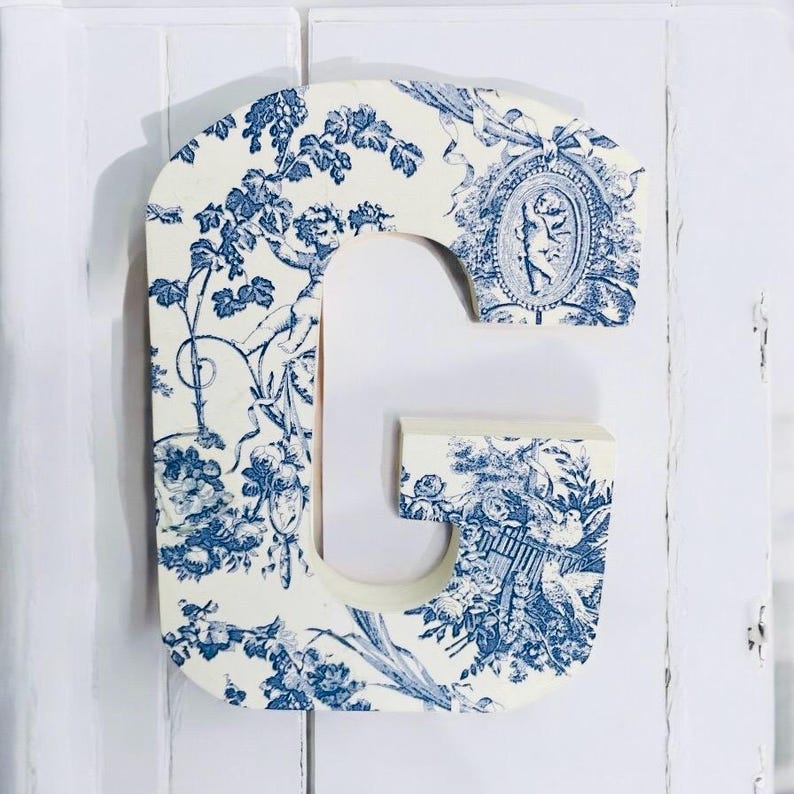 Shabby Chic Letters Wood Alphabet Letters Room Decor Party Decor - Etsy