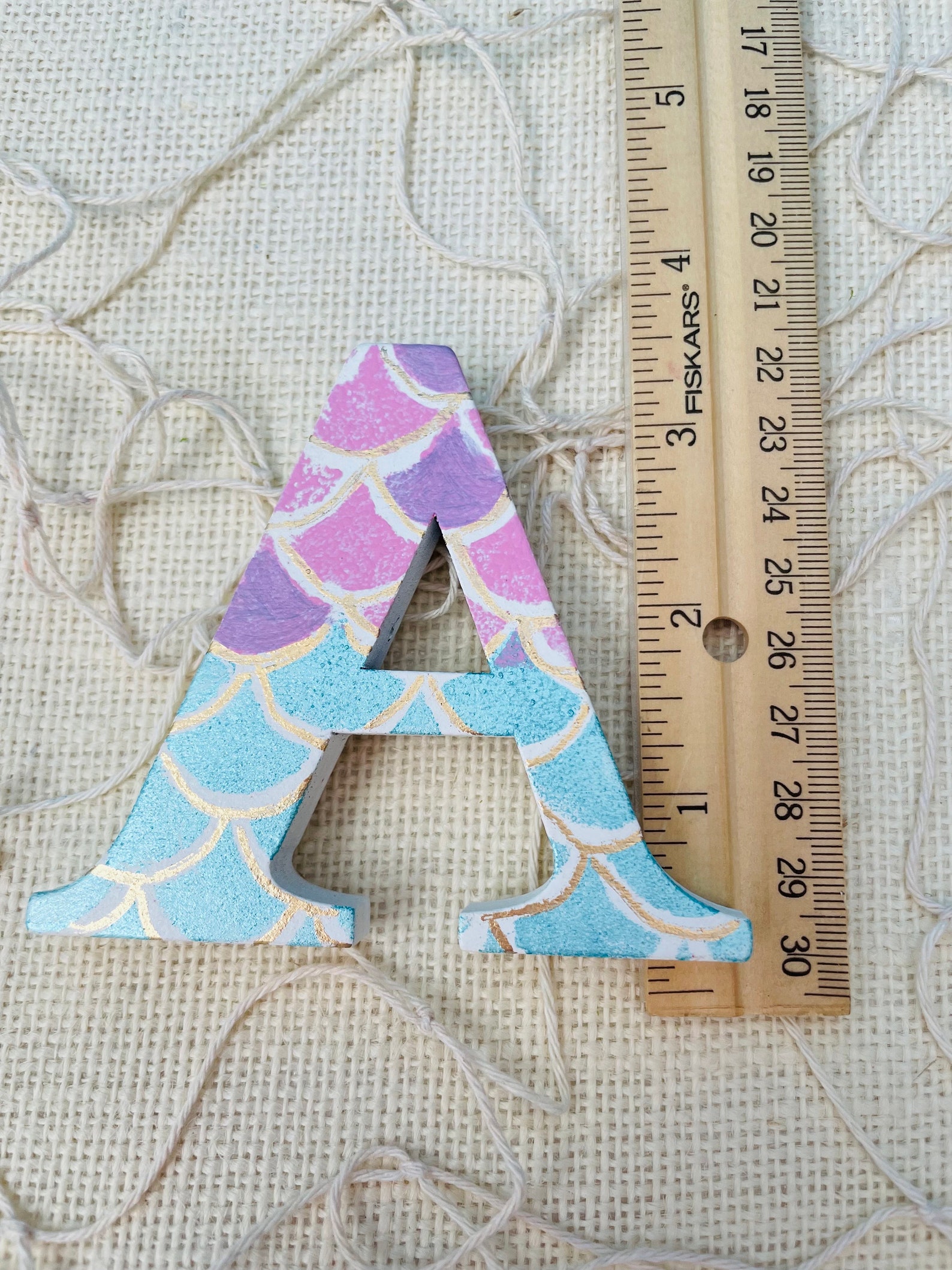 Mermaid Letters 3” Wood Letters Mermaid Names Birthdays Baby Showers ...