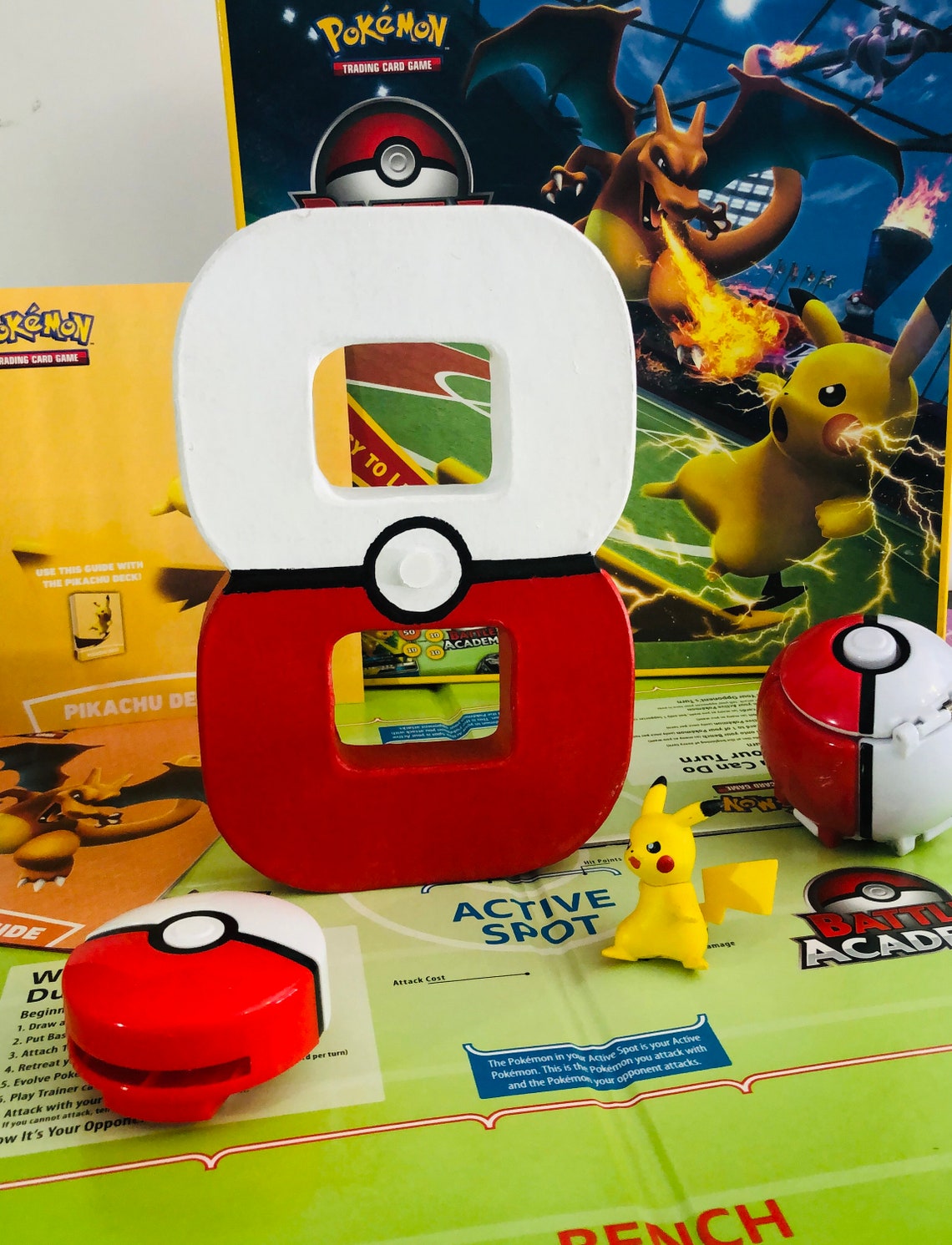 Pokemon Birthday Numbers Pikachu Numbers Age Birthday Decor - Etsy