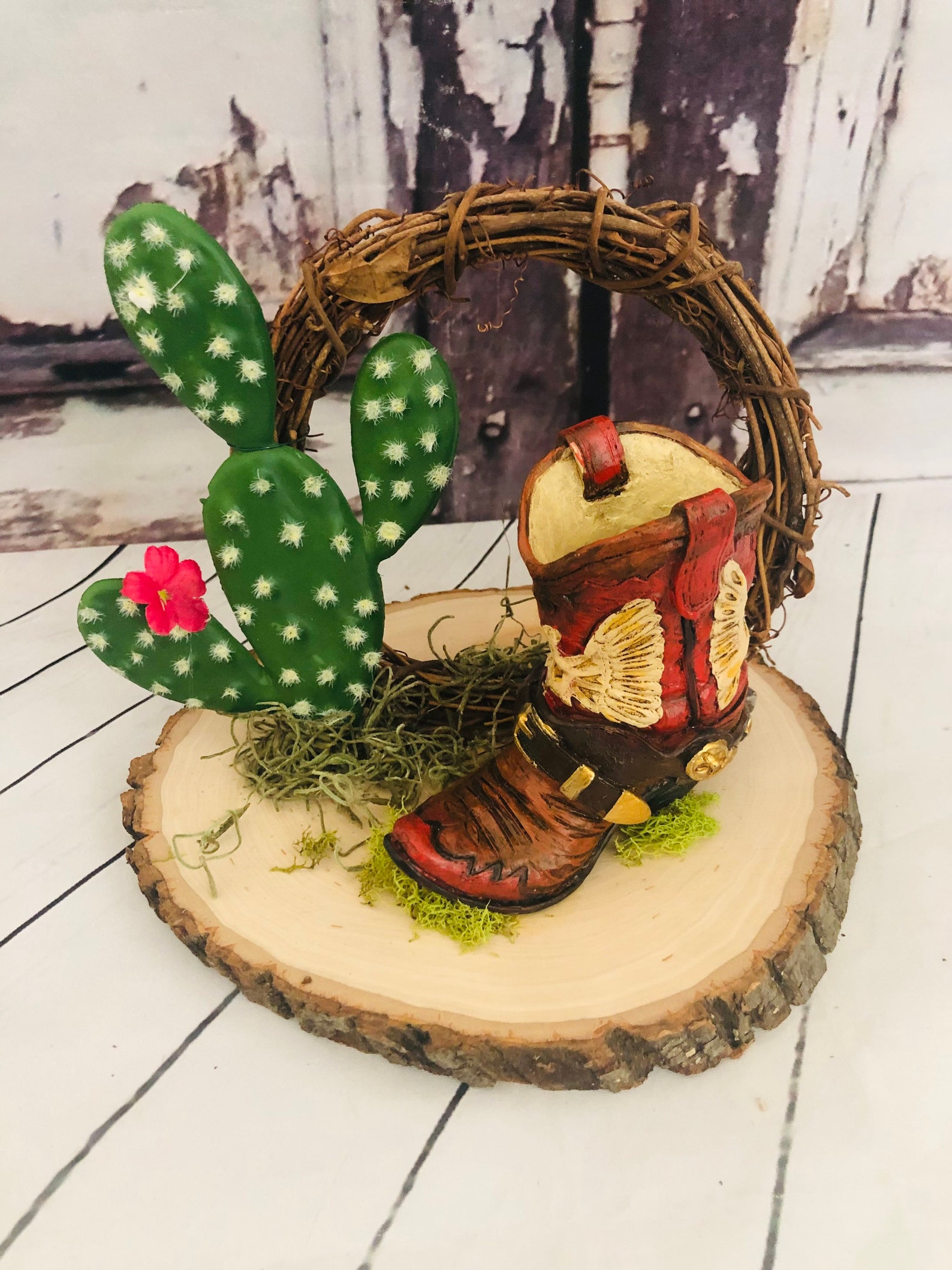 Western Table Centerpiece Wedding Centerpiece Birthdays Table ...