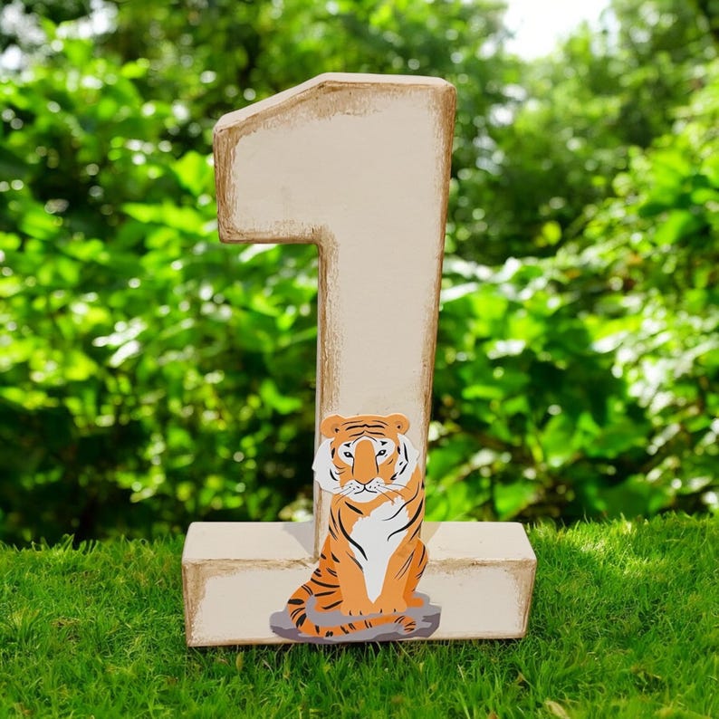 Jungle Birthday Numbers/one Birthday, TWO Birthday, Zoo, Safari, Jungle ...