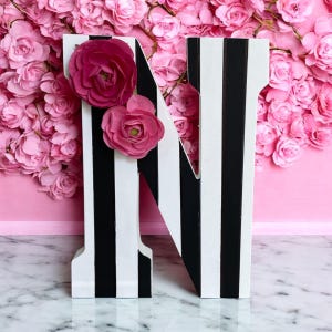 Kate Spade Inspired Wooden Letters Parisian Party Birthdays Wedding ...